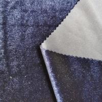 China 95% Polyester 5% Spandex Velvet Fabric 75D 230GSM 150cm for Garment Dress for sale