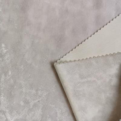 China KS Korean Velvet Fabric Polyester Spandex Fabric for sale