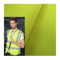 China 150D Polyester Fluorescent Fabric 1.5m Width 120gsm for Safety Wear for sale