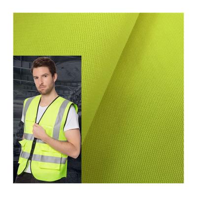 China 150D Polyester Fluorescent Fabric 1.5m Width 120gsm for Safety Wear for sale