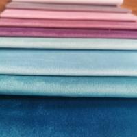 China Custom Printed Shiny Holland Silk Velvet Fabric for sale