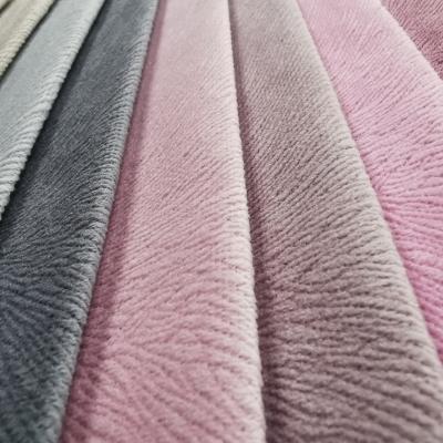 China Brushed / Crushed Velvet Upholstery Fabric for sale