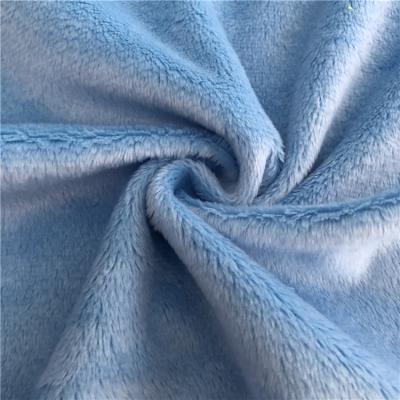 China One Side Spandex Velvet Fabric Blanket Material for sale