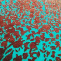 China Printed Spandex Velvet 4-Way Stretch Fabric for sale