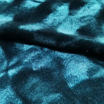 China 160GSM Stretch Korean Velvet Girls Dress Fabric 95% Polyester 5% Spandex 155cm Width for sale