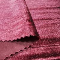 China Shiny KS Super Soft Stretch Velvet Fabric for sale