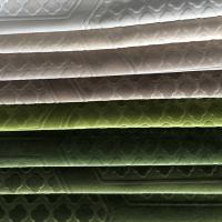China Embossed Sofa Velvet Upholstery Fabric 100 Polyester for sale