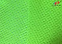China 54D Polyester Breathable Vest Knitted Fluorescent Material Fabric for sale