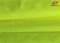 China EN471 Certified Fluorescent Polyester Fabric 90gsm 160cm Width for Safety Workwear and Industrial Clothing for sale