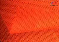 China 50D + 75D Fluorescent Material Fabric High Visibility Fluorescent Mesh Fabric for sale