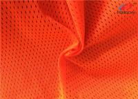 China 50D + 75D Fluorescent Material Fabric High Visibility Fluorescent Mesh Fabric for sale