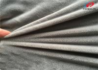 China Elastic Spandex Velvet Fabric Blanket Use Polyester Minky Plush Fabric for sale