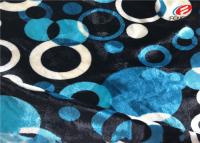 China Printed Stretch Knitted Polyester Spandex Velvet Fabric 60 Inches 210gsm for Ladies Dress for sale
