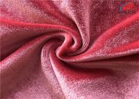 China Customized Color Brushed Polyester Spandex Velvet Fabric 250 GSM with 125 Color Options for Sofa & Apparel for sale