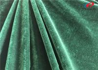 China 4 Way Stretch Spandex Warp Knitted Shiny Velvet Fabric 150cm Width 275GSM for Upholstery for sale