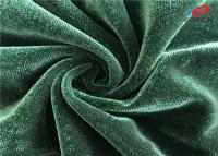China 4 Way Stretch Spandex Warp Knitted Shiny Velvet Fabric 150cm Width 275GSM for Upholstery for sale