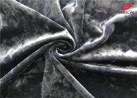 China Korea Polyester Spandex Ice Velvet Fabric 260GSM 60 Inch Width for Sofa Upholstery for sale