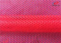 China Customized Knit Big Hole Sports Mesh Polyester Fabric 155cm 65GSM for Women Clothing for sale