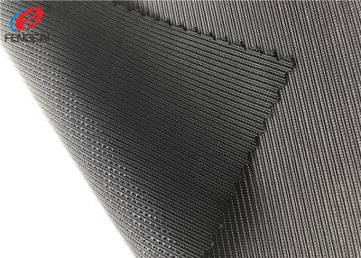 China 75% Nylon 25% Spandex Striped Sports Mesh Fabric - 260 GSM Weight, 150 cm Width for Activewear for sale