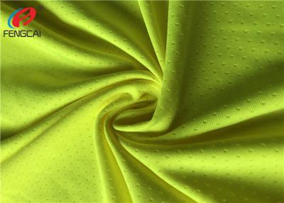 China Soft Knitted Weft Mesh Fabric 90% Polyester 10% Lycra Spandex Stretch Fabric for T-Shirt 155cm Width 180gsm for sale