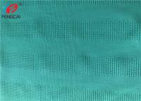China Polyester Spandex Striped Sports Mesh Fabric 180GSM Power Net 150cm Width for sale
