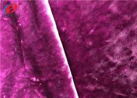 China 95% Polyester 5% Spandex Brushed Ice Velvet Fabric 230GSM 58/64 Inch Width Dress Fabric for sale