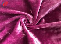 China 95% Polyester 5% Spandex Brushed Ice Velvet Fabric 230GSM 58/64 Inch Width Dress Fabric for sale