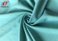 China 4-Way Stretch Lycra T-Shirt Fabric 90% Polyester 10% Spandex 155cm Width 210g/m² Weight for sale