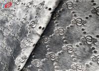 China Glue Printed Plush Velboa 150d Polyester Velvet Upholstery Fabric for sale