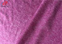 China 150gsm 100% Polyester Weft Knitted Fabric Melange Single Jersey Fabric for sale