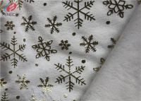 China 1MM Pile High Bronzing Printed Polyester Velvet Fabric Minky Plush 220GSM 58-64 Inch for sale
