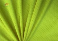 China Plain Deyed Sports Mesh Fabric Clothing Material Knitting Shrink - Resistant for sale