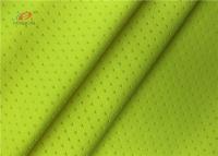 China Plain Deyed Sports Mesh Fabric Clothing Material Knitting Shrink - Resistant for sale