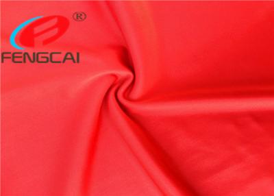 China Shiny Lycra 4 Way Stretch Swimwear Nylon Spandex Fabric 80 Nylon 20 Spandex 180 240 gsm 58 60 inch Red for sale