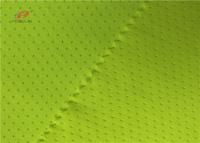 China 120 GSM Bird Eye Mesh Fabric - 92% Polyester 8% Spandex Sports T-Shirt Material with 155 cm Width for sale