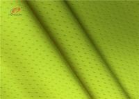 China Plain Deyed Sports Mesh Fabric Clothing Material Knitting Shrink - Resistant for sale