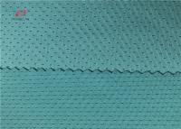 China Yellow 95% Polyester 5% Spandex Elastic Sports Mesh Fabric 80-120 GSM 58-60 Inch Width for sale