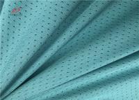 China Yellow 95% Polyester 5% Spandex Elastic Sports Mesh Fabric 80-120 GSM 58-60 Inch Width for sale