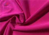 China Shiny Polyester Elastic Fabric , Satin Polyester Spandex Blend Fabric For Sport for sale