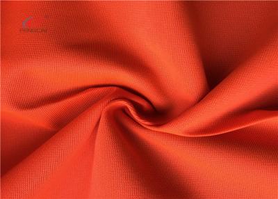 China 80gsm Orange Reflective Safety Fabric 160cm Width Fluorescent Flame Retardant Material for Workwear for sale