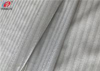 China Shiny Stripe 95% Polyester 5% Spandex Velvet Fabric Brushed Fleece 150cm 200GSM for sale