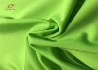 China 210GSM Warp Knitted Polyester Spandex Fabric 155cm Width Sportswear Yoga Fabric Shiny Green for sale