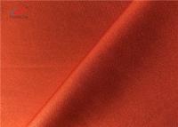 China Semi Dull Orange Polyester Spandex Fabric 150cm Width 200gsm for Swimwear Yoga Leggings for sale