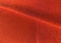 China Semi Dull Orange Polyester Spandex Fabric 150cm Width 200gsm for Swimwear Yoga Leggings for sale