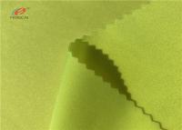 China 210GSM Warp Knitted Polyester Spandex Fabric 155cm Width Sportswear Yoga Fabric Shiny Green for sale
