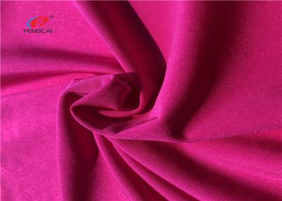 China Plain Dyed 50D Stretch Polyester Spandex Fabric Warp Knitted for sale