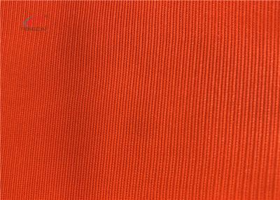 China Fluorescent Orange Fabric 130cm Width 100gsm Polyester Safety Vest Fabric for sale