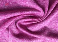 China 4 Way Stretch Polyester Spandex Melange Fabric 195GSM 160cm for Fitness Yoga Wear for sale