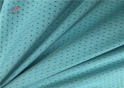 China Green Polyester Spandex Bird Eye Mesh Fabric 200gsm 145cm for Sportswear for sale