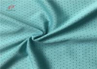 China Green Polyester Spandex Bird Eye Mesh Fabric 200gsm 145cm for Sportswear for sale